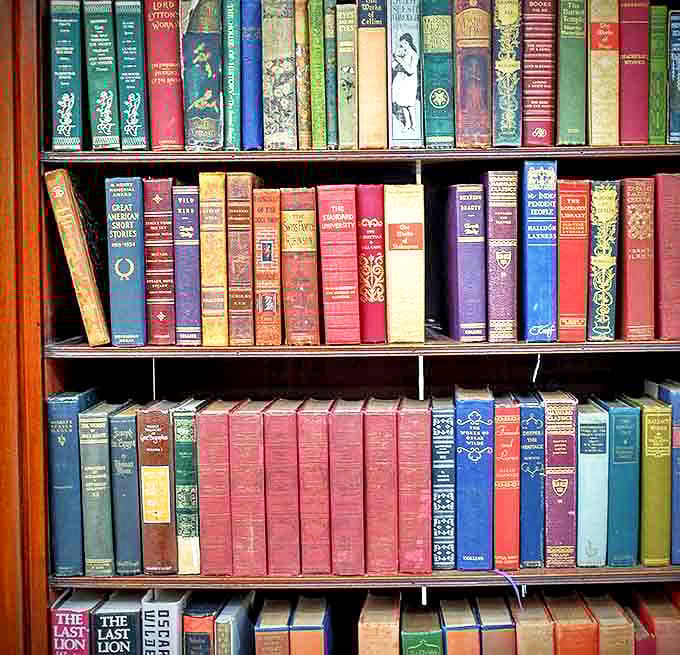 Leather-bound literary treasures that make your e-reader look like it's trying too hard. Books that smell as good as they look!