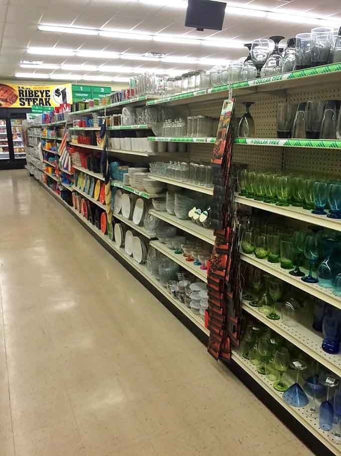 Glassware that wouldn't look out of place at a dinner party, proving that "affordable" and "presentable" aren't mutually exclusive concepts.