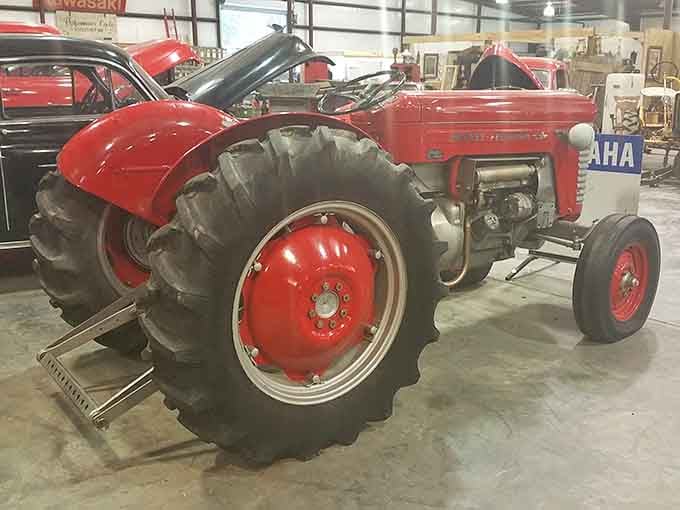 This gleaming red tractor represents American agricultural might in its purest form&mdash;and would look absolutely ridiculous in your suburban driveway.