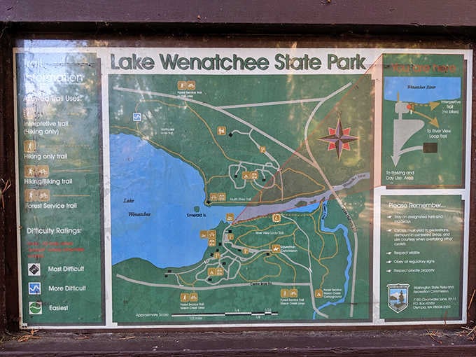 The treasure map to paradise&mdash;where X marks the spot for swimming beaches, hiking trails, and places to contemplate why you don't live here permanently.