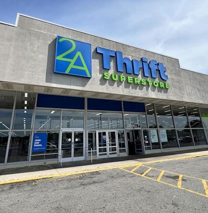 The bold "Superstore" promise on this modern facade isn't just marketing, it's a commitment to serious square footage and selection.