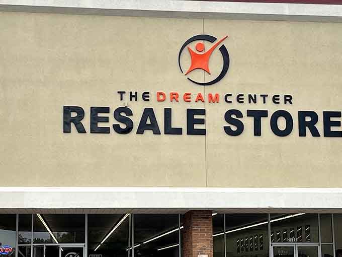 The Dream Center's bold signage promises more than just bargains&mdash;it offers hope and second chances for everyone.