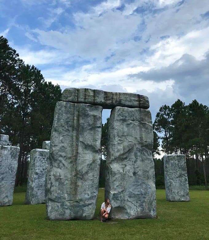 Finding your zen among fiberglass megaliths is exactly the kind of meditation we all need.