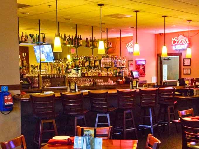 The well-stocked bar stands ready to complement your meal with local wines or mix the kind of proper cocktail that doesn't need an Instagram filter.