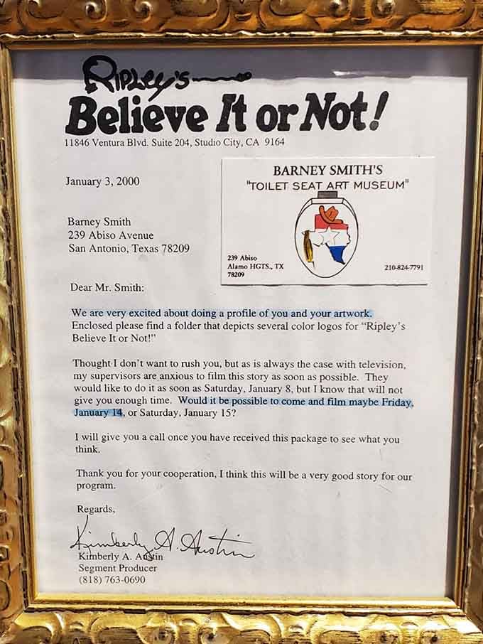 When Ripley's Believe It or Not comes calling, you know you've created something truly extraordinary and unique.