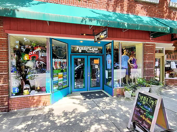 Penny Lane Exchange brings colorful storefronts and eclectic shopping to downtown, because variety is the spice of small-town retail therapy.