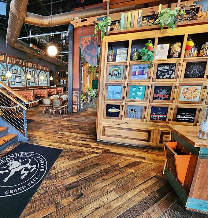 A cozy brewery where craft beer meets local charm&mdash;wooden floors, vintage tees, and industrial-chic vibes welcome you home.