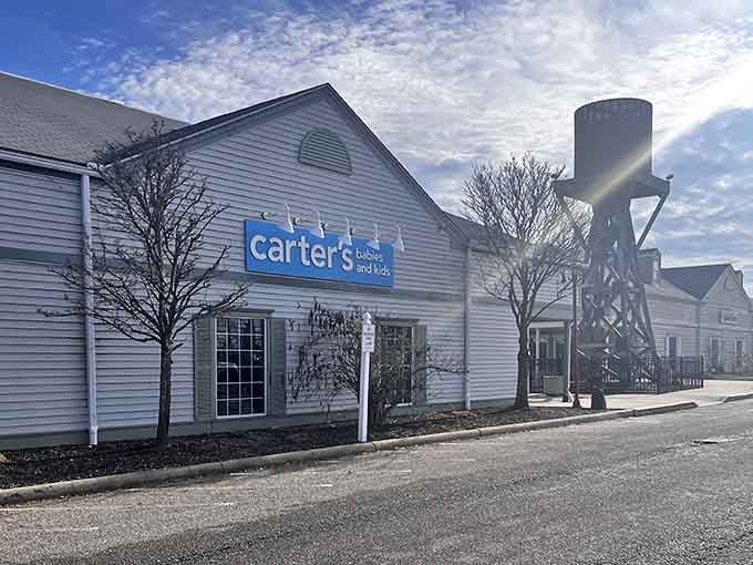 Carter's adorable storefront is designed to make parents forget how quickly kids outgrow everything they own these days.