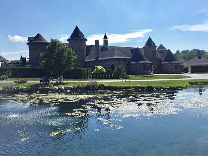 Castle reflections ripple across the pond, doubling your photo opportunities and quadrupling the overall magical atmosphere here.