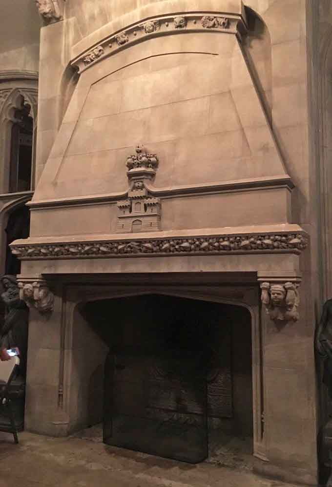 That fireplace has seen more history than your browser, and it's considerably more elegant about keeping secrets.