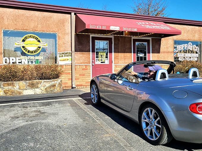 The Clinchfield Sub Station promises submarine sandwiches "baked with love" &ndash; the kind of place where calories don't count because they're made with care.