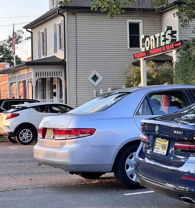 That packed parking lot tells you everything you need to know about what's waiting inside this unassuming building.