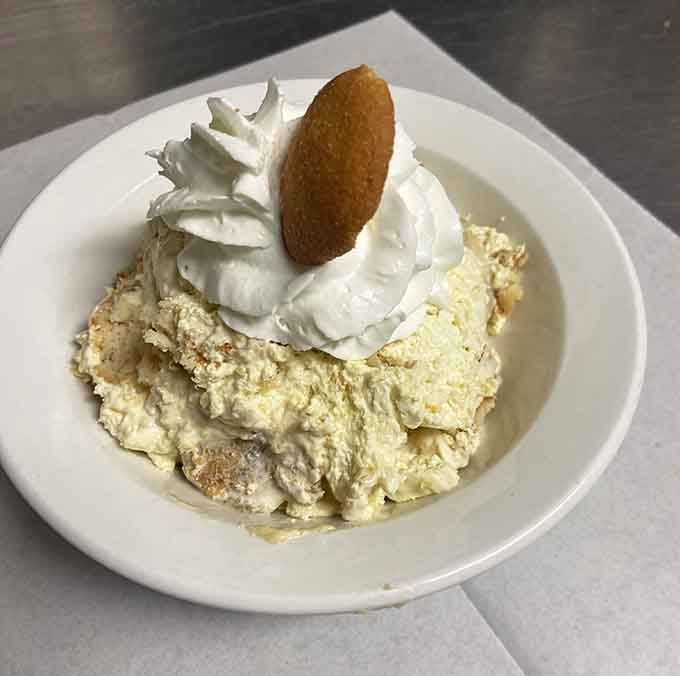 Dessert at a breakfast place? Why not live dangerously and have pie before noon for once today?