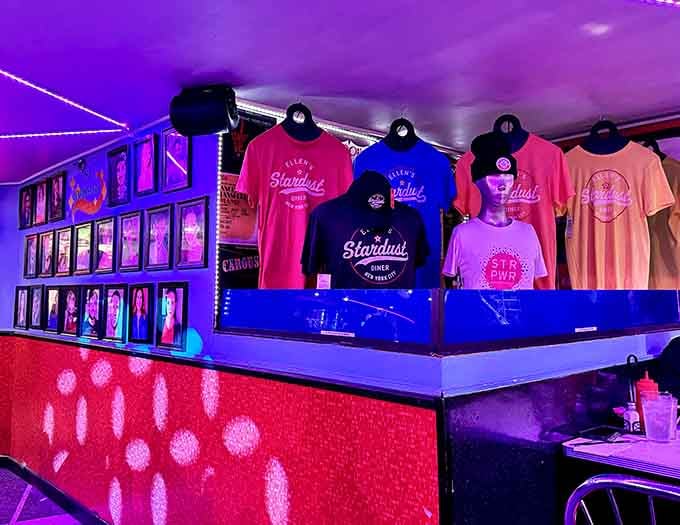 Take home a piece of the magic with colorful merch that proves you survived dinner and a show simultaneously.
