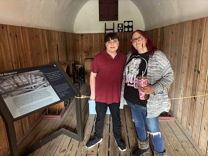 Visitors explore the fort's interior spaces, discovering stories that make the War of 1812 feel surprisingly relevant and personal.