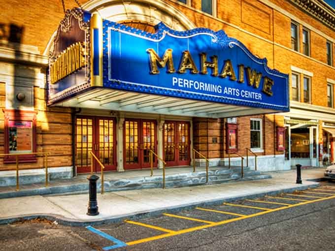 The Mahaiwe's marquee glowing like a beacon for culture seekers who know small towns can deliver big entertainment.