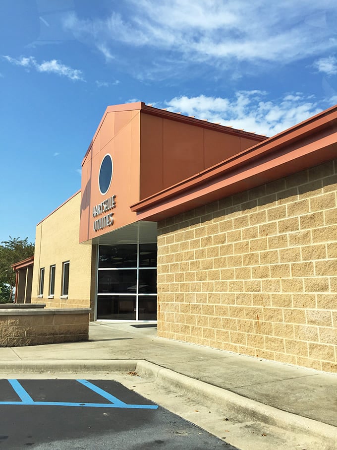 Hartselle Utilities' building reminds us that even municipal services can have personality in a town that values function with a touch of form.