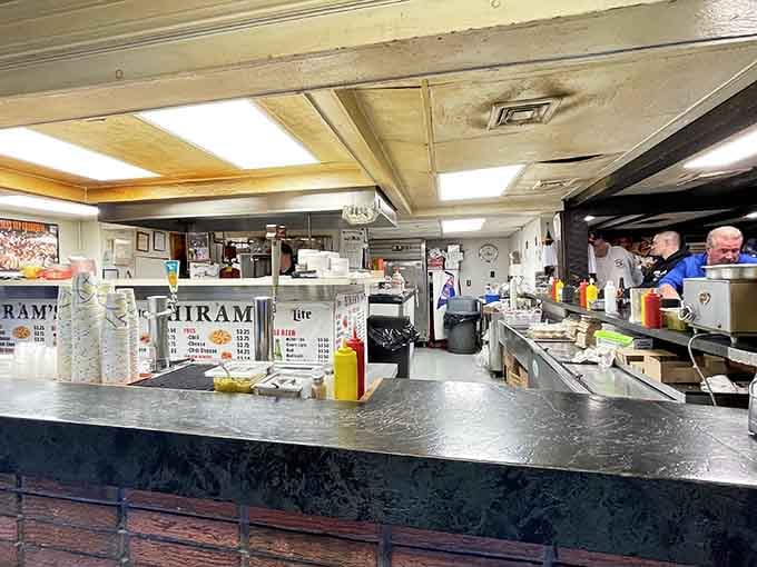 The order counter where countless hot dogs have begun their journey from fryer to your very happy stomach.