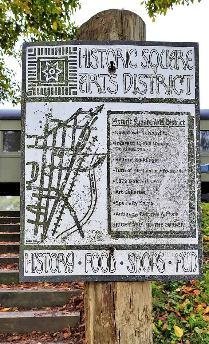 Beyond the tracks lies Nelsonville's arts district &ndash; proof that when the coal trains stopped, creativity and culture filled the void.