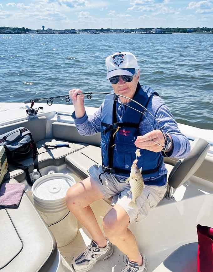 Fishing from a boat in these waters is like having your own private seafood market.