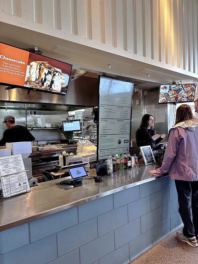 Order at the counter, grab your number, find your spot, and let the kitchen work its magic.