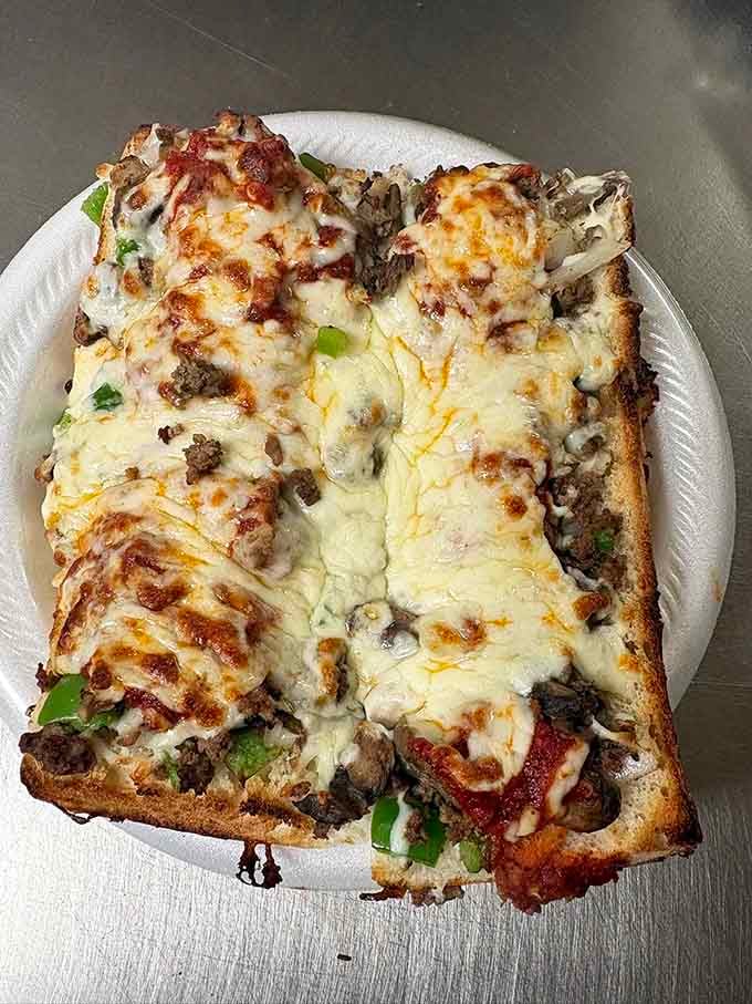 Pizza burger bread sounds like something invented at 2 AM, but tastes like genius struck at exactly the right moment.