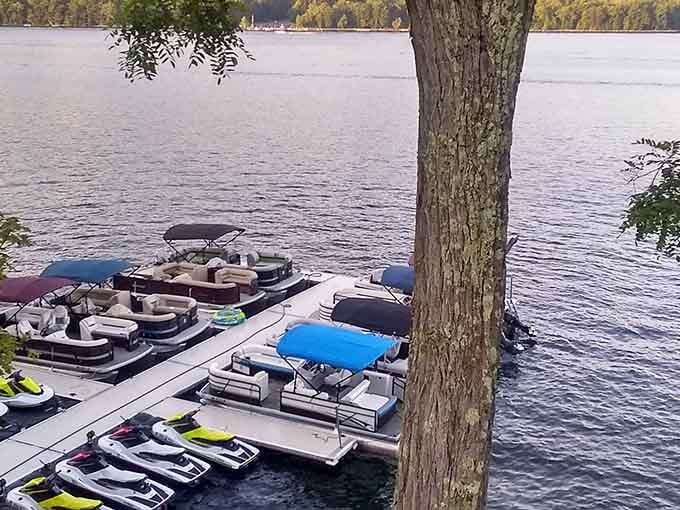 Deep Creek Lake sits nearby, offering water sports for when you need a break from hiking.