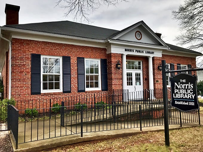 The Norris Public Library combines brick-and-mortar charm with literary treasures, proving some of life's best entertainment still comes without a monthly subscription fee.