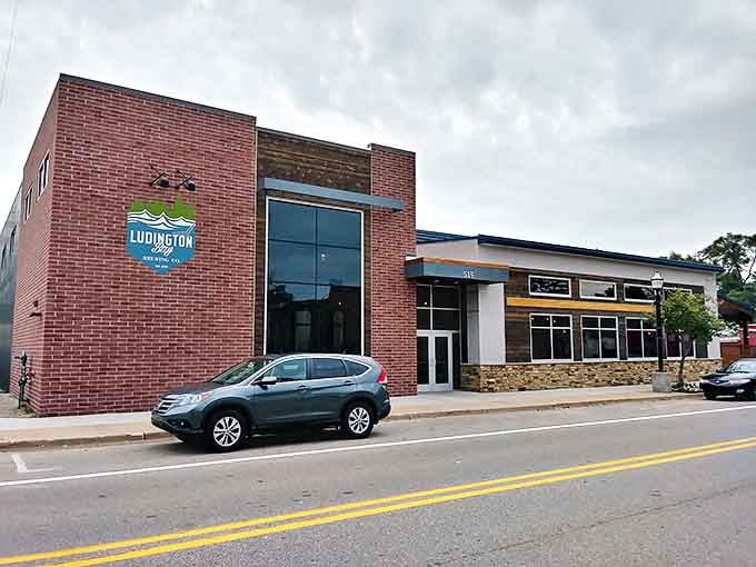 The Ludington Bay Brewing Company: where local hops meet local gossip in the happiest marriage this side of Lake Michigan.
