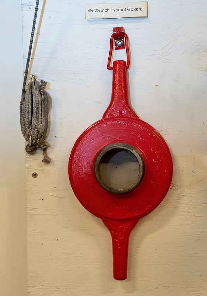 The hydrant galaster's distinctive shape proves that even the simplest firefighting tools required thoughtful engineering and craftsmanship.