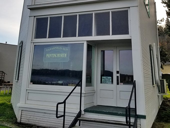 The Marshfield Sun Printing Museum honors the newspaper trade back when journalism meant ink-stained hands and actual reporting.