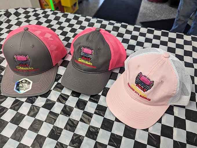 Take home a pink cap so everyone knows you've discovered one of Michigan's sweetest secrets.