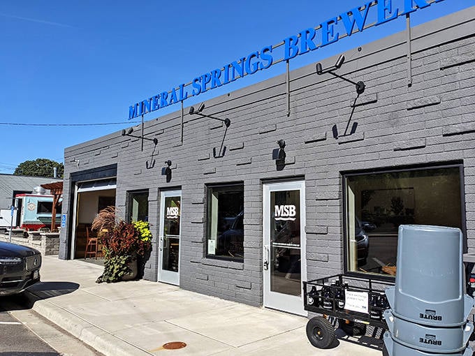 Mineral Springs Brewery exemplifies Owatonna's renaissance, where industrial spaces find new life serving craft beers to appreciative locals and curious visitors alike.