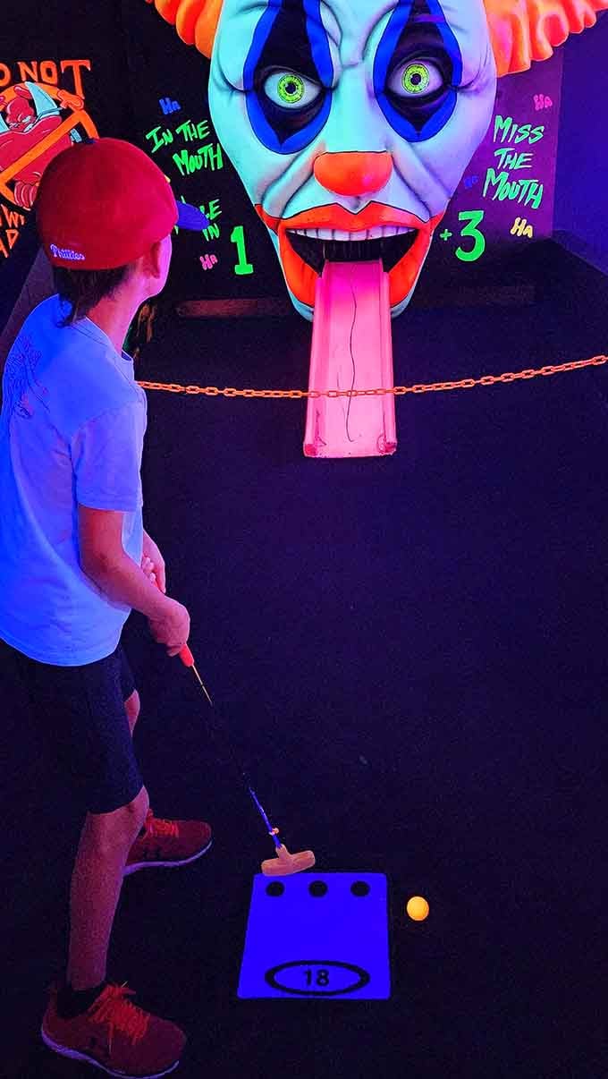 Young golfers face off against obstacles that glow brighter than their future college tuition bills.