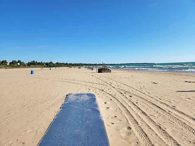 North Beach's pristine shoreline offers Caribbean-blue waters without the passport requirement&mdash;just bring your own palm trees.