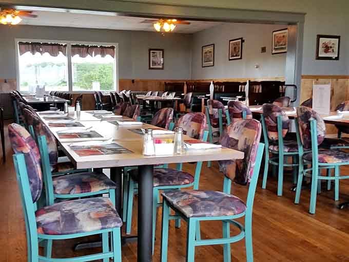 An inviting dining room ready for guests, offering the same charm and flavor that locals have long loved.