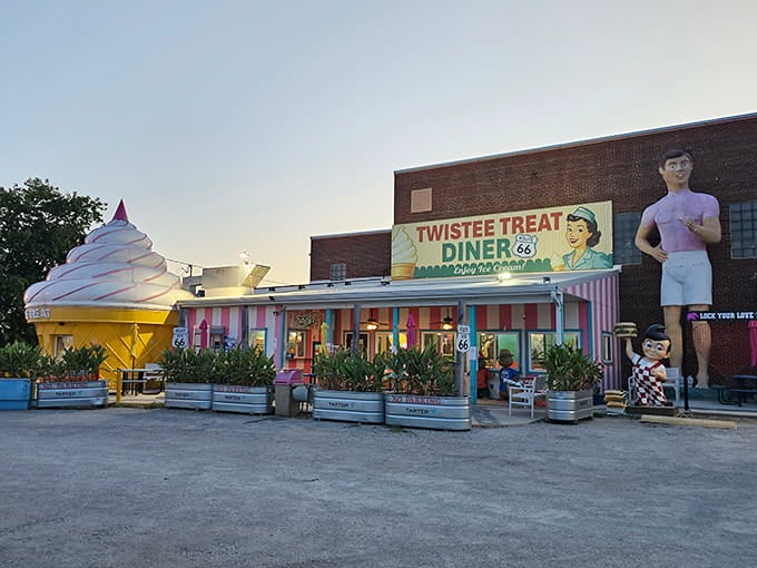 The Twistee Treat Diner next door means your antiquing adventure comes with ice cream &ndash; because life rewards good decisions.