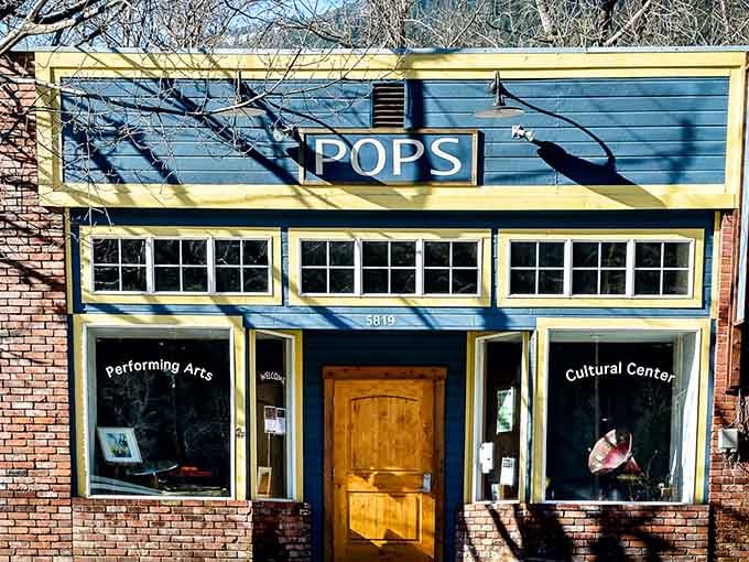 POPS Performing Arts Center brings culture to the mountains in a charming blue building that's seen more history than your average urban condo.