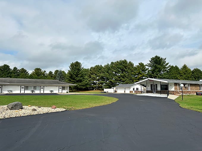 Skyview Motel offers no-frills lodging for eagle watchers who'd rather spend money on binoculars.