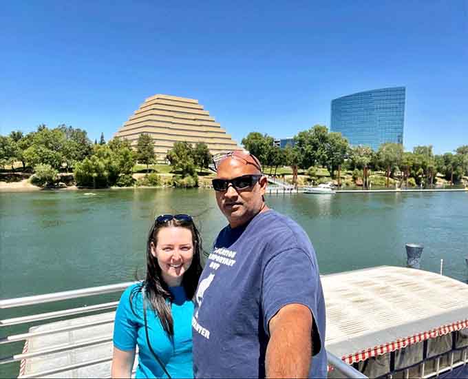 Happy visitors soak up the sunshine and river views, discovering why locals consider this their favorite urban escape route.