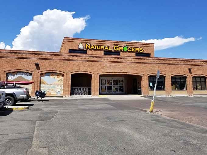 Natural Grocers occupies historic brick architecture because even grocery shopping deserves some Victorian-era ambiance in Salida.