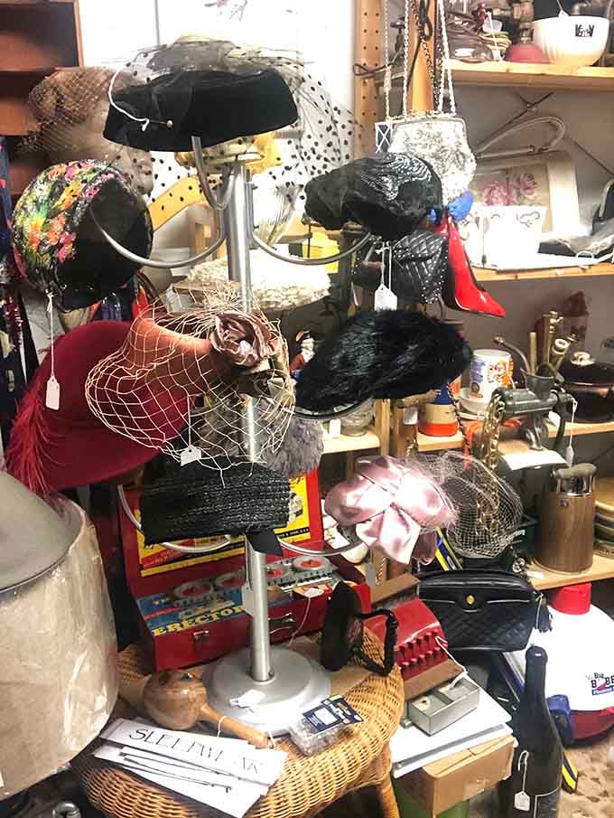 Vintage hats with veils and feathers transport you straight to an era when getting dressed meant really getting dressed.