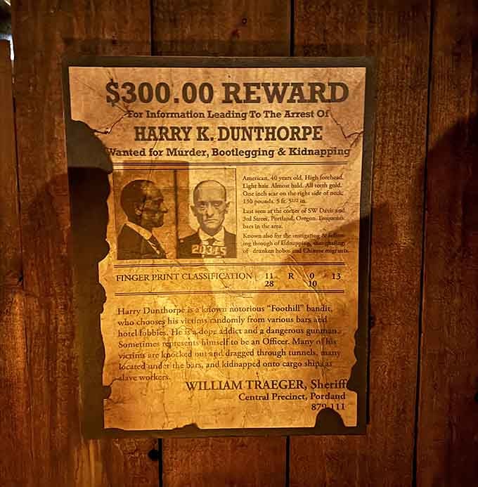 Wanted posters from Portland's wild past, when law enforcement finally started caring about all those mysteriously disappearing citizens.