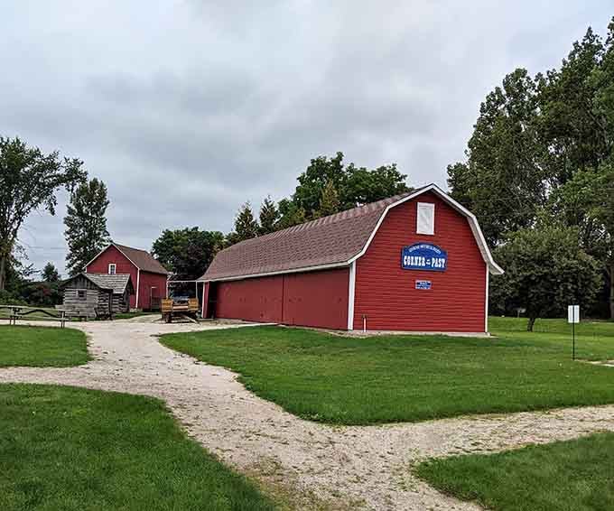 History preserved in a barn that's seen more Wisconsin summers than you've had hot dinners, friend.