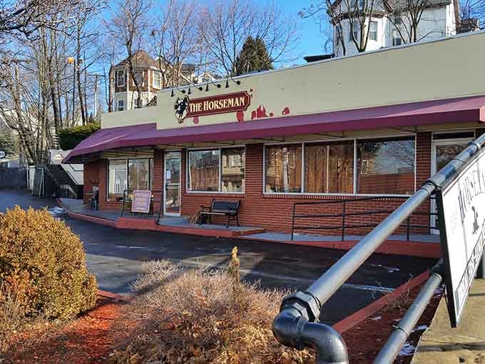 The Horseman restaurant embraces the town's legendary reputation without requiring you to flee on horseback afterward.