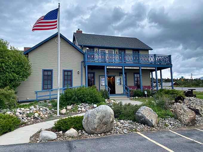 This handsome visitor center with its wraparound balcony serves as your gateway to exploring forty-plus authentic historical buildings.
