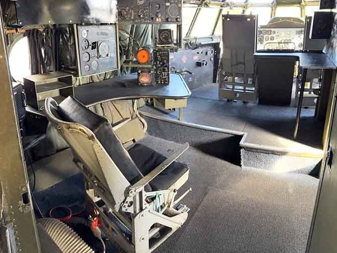 Sitting in the actual cockpit of a 1953 Boeing KC-97 beats any flight simulator for pure nostalgic aviation thrills.