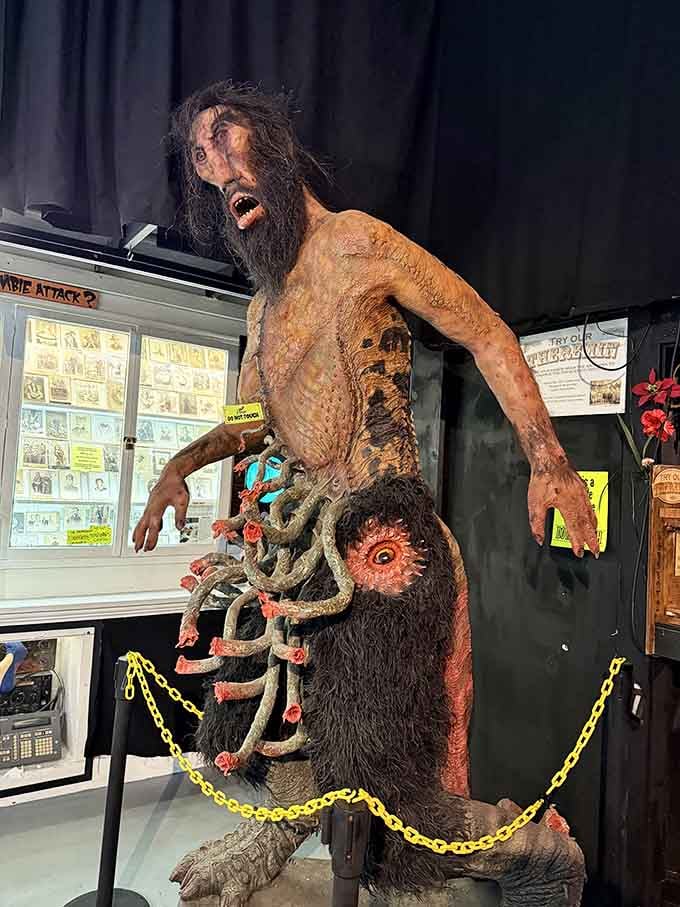 This mutant display makes you grateful that evolution took a different path for humanity. Nature dodged a bullet here.