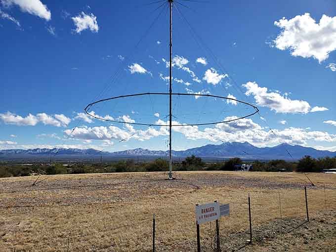 This antenna array connected the silo to command, waiting for orders everyone hoped would never actually come through.