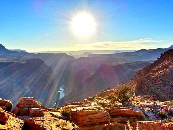 Golden hour at Toroweap transforms the canyon into a masterpiece of light, shadow, and impossible beauty.